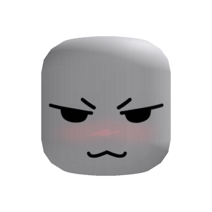 Smug Angry Blush Face (Recolorable)