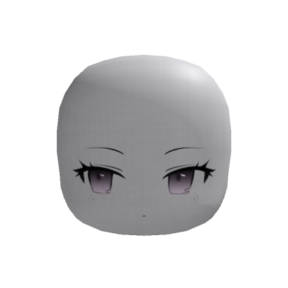 cute glancing kuudere chibi face