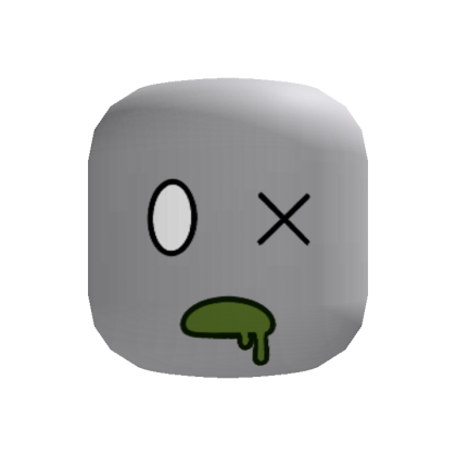 Zombie Shocked Face (Recolorable)