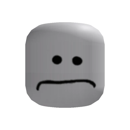 Sad silly head [ Party noob ] - Roblox