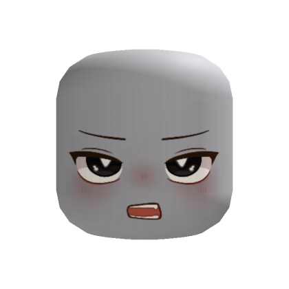 Mad Chibi Boy Face Expression (Recolorable)