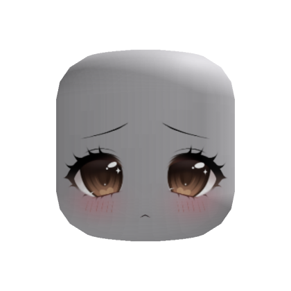 kawaii doe mocha anime chibi moe face (recolorable