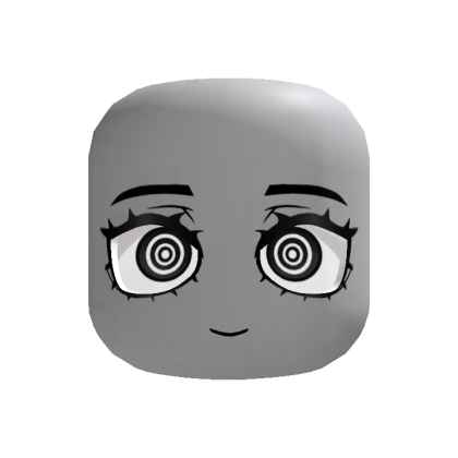 Animated - Cute Shy Following Eyes Face [INVERTED]