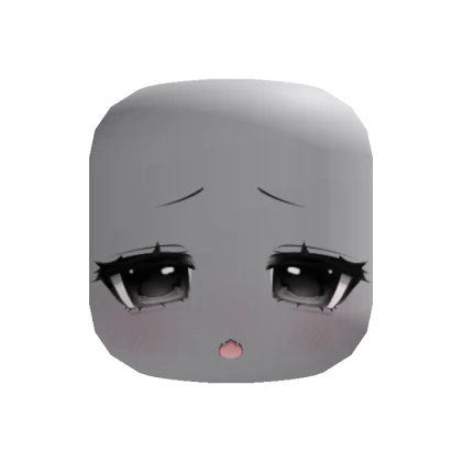 smug cute scared sparkly moe face