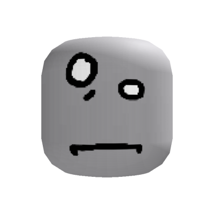 Unsettled Cartoony Face