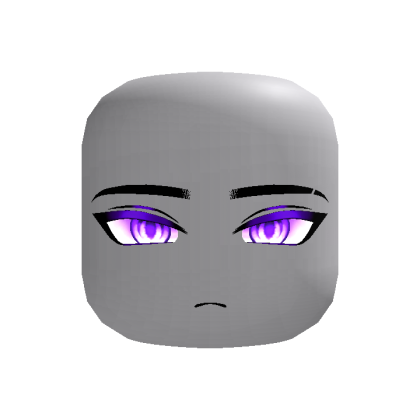 ⭐️(Animated) Purple Eyes Powerful Glowing Aura