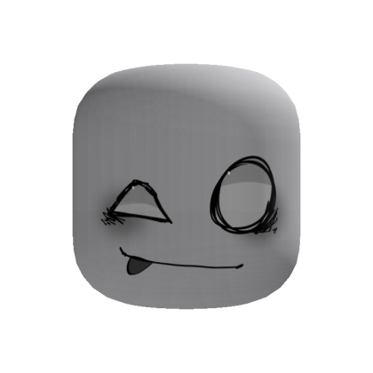 Funny Emo Silly Toony Scene Face