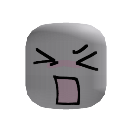 Recolorable Silly Screaming Mad Angry Goober Face