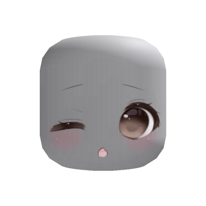 cute blinking anime eyes brown