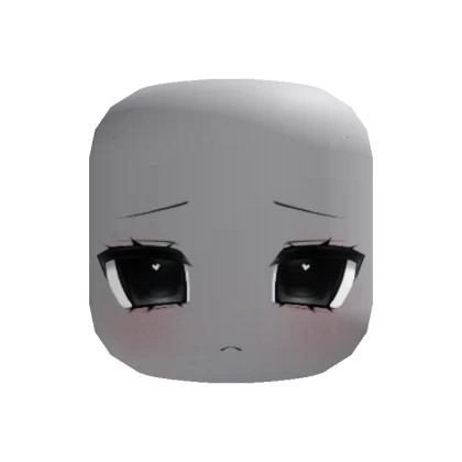 Cara de chibi moe linda y triste
