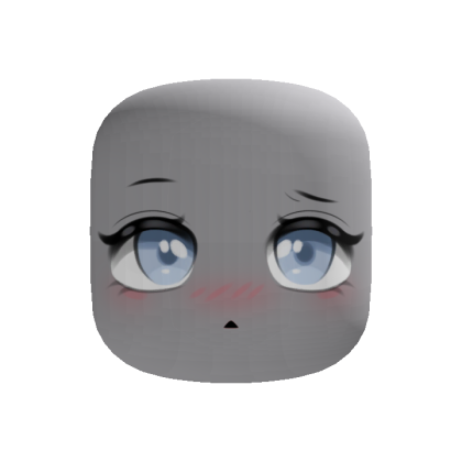 Cute Chibi Blush Innocent Makeup Face