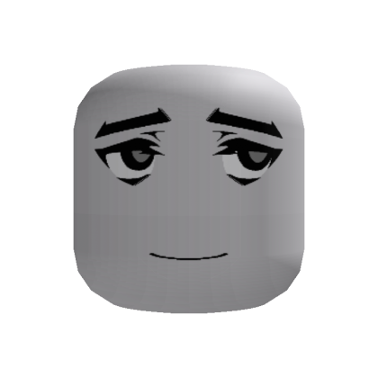 Stylized Nervous Face [RECOLORABLE] - Roblox