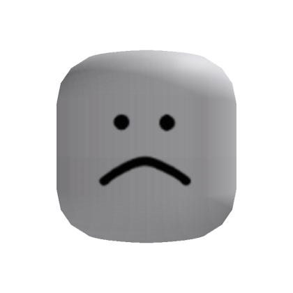 Sonrisa triste de Noob de cabeza grande - Roblox