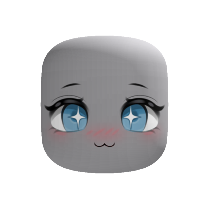 Happy Cute Chibi Blush Makeup Face (Customizable)