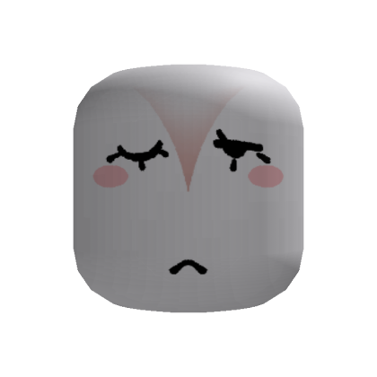 solemn facial crested face