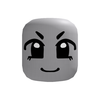 Expressive Cartoony Evil Face (Recolorable)