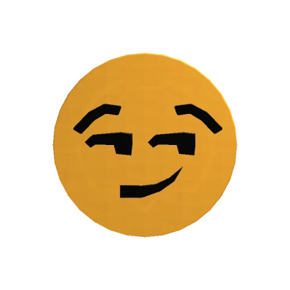 Smirk Emoji Cabeça - Roblox