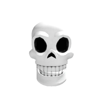 Skull Head in Silver - Roblox
