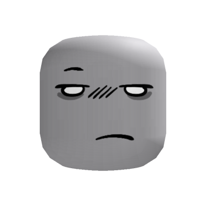Tired Bored Scene Face (Recolorable)