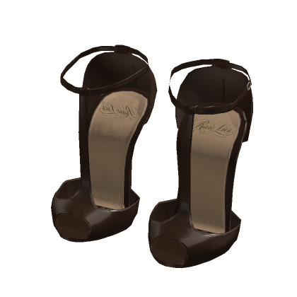 Exclusive 130mm Exotic Sandal Heels | Brown
