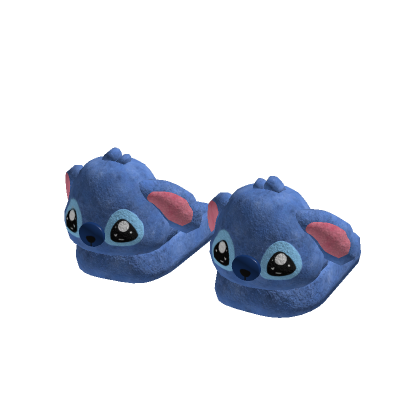 Cute Blue Alien Slippers