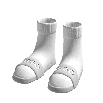HUGO Socks and White Slides