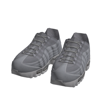 Sporty Grey Runner Shoes
