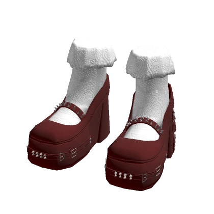 Dark Emo Spiked Heels