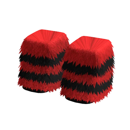 Y2K Red Fur Boots