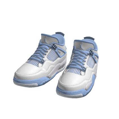 Jordon 4s Forget me Not wmns