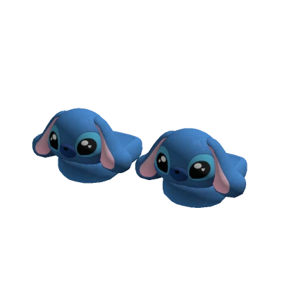 Blue Alien Bunny Slippers