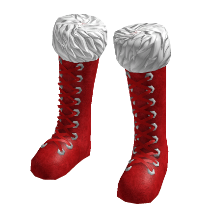 Christmas Santa Boots Red