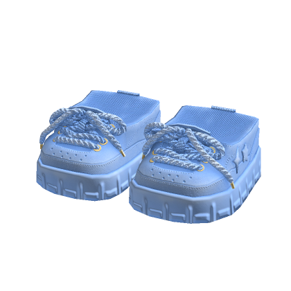 Blue Chunky Trainers R6 Sneakers