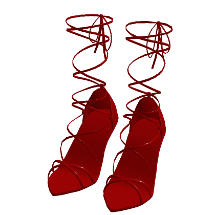 ♾️ Red wrap around heels