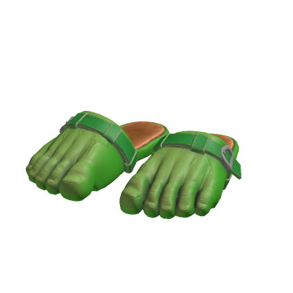 Green Hulk Clogs