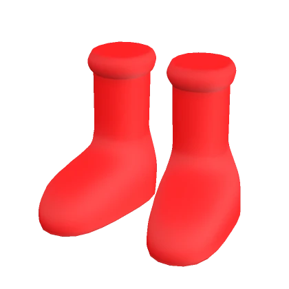 botas rojas grandes