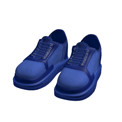 Blue Sneakers Shoes
