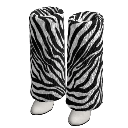 ♾️ Zebra fur heels