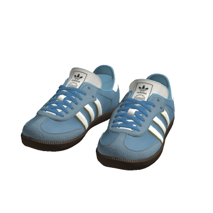 Blue Designer Samba shoes