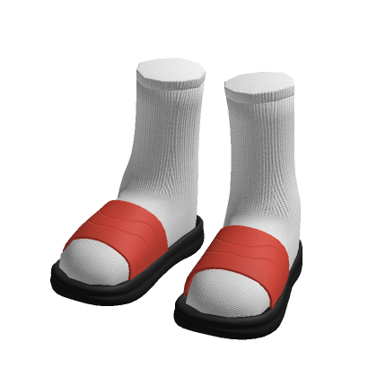 Wave Slides W Socks Red