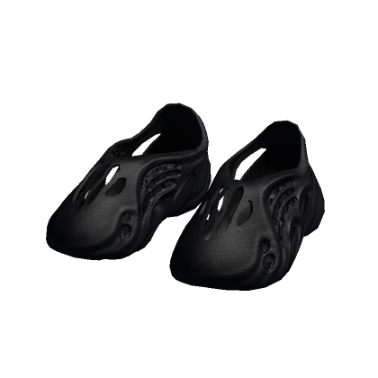 Designer Foam Runners Black