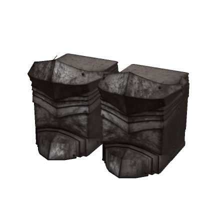 Rusty Metal Armor Boots