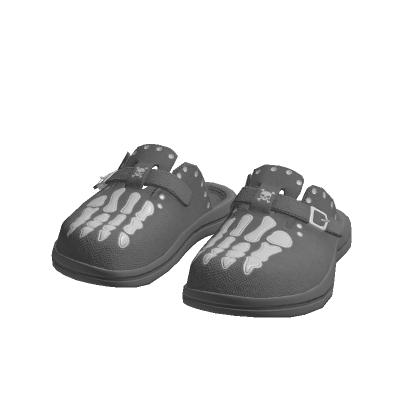 Skeleton Bone Slides (Gray)