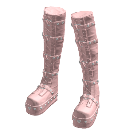 Pink Platform Boots