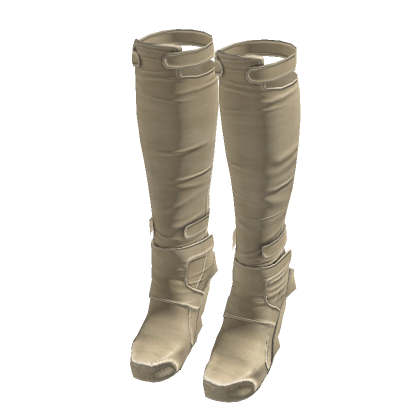 FW2008 Beige Vintage Boots Heels [it-girl ver.]