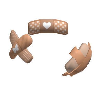 Cute Brown Bandage Set | Roblox Item - Rolimon's
