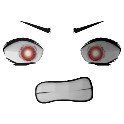 Cartoony Super Angry Anime Face | Roblox Item - Rolimon's