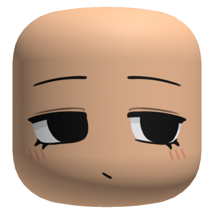 Rosto Tímido Fofo - Luz - Roblox