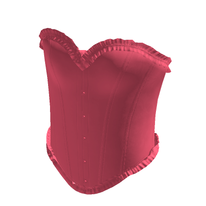 Strawberry Pink Ruffle Lace Victorian Corset Top Roblox