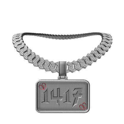 [3.0] DD Osama's Iced Out Cuban w/ "1417" Pendant | Roblox Item - Rolimon's